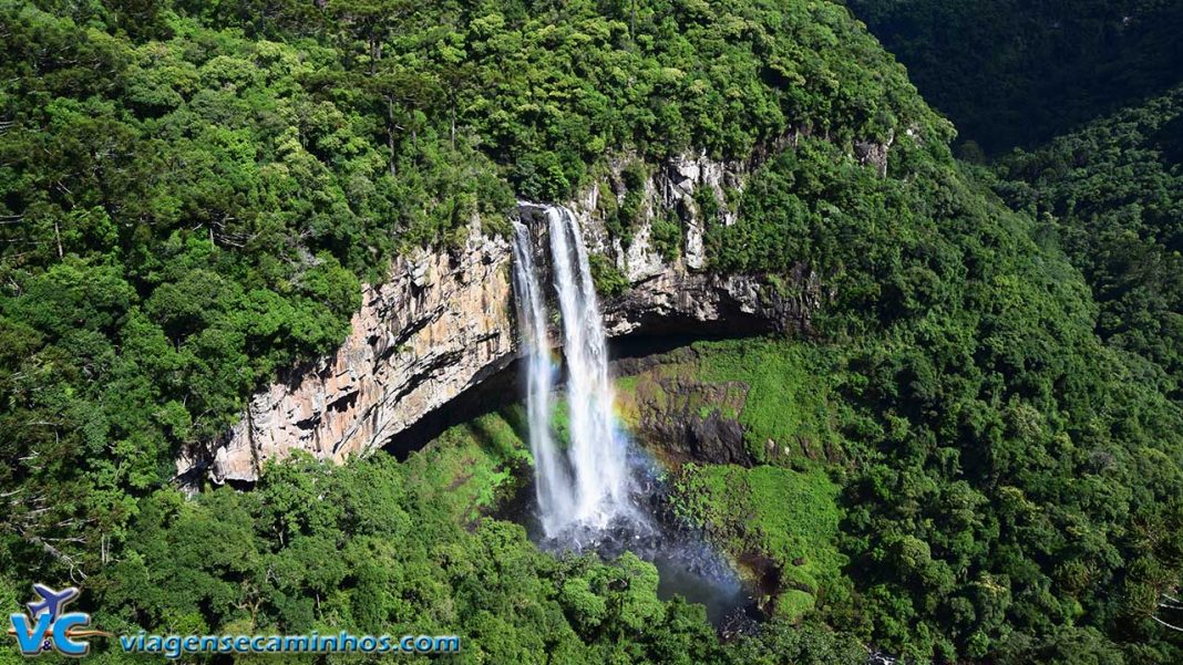 Parque do Caracol - Principal atração de Canela - Viagens e Caminhos